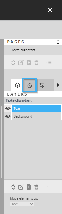 How to make text blink in a template